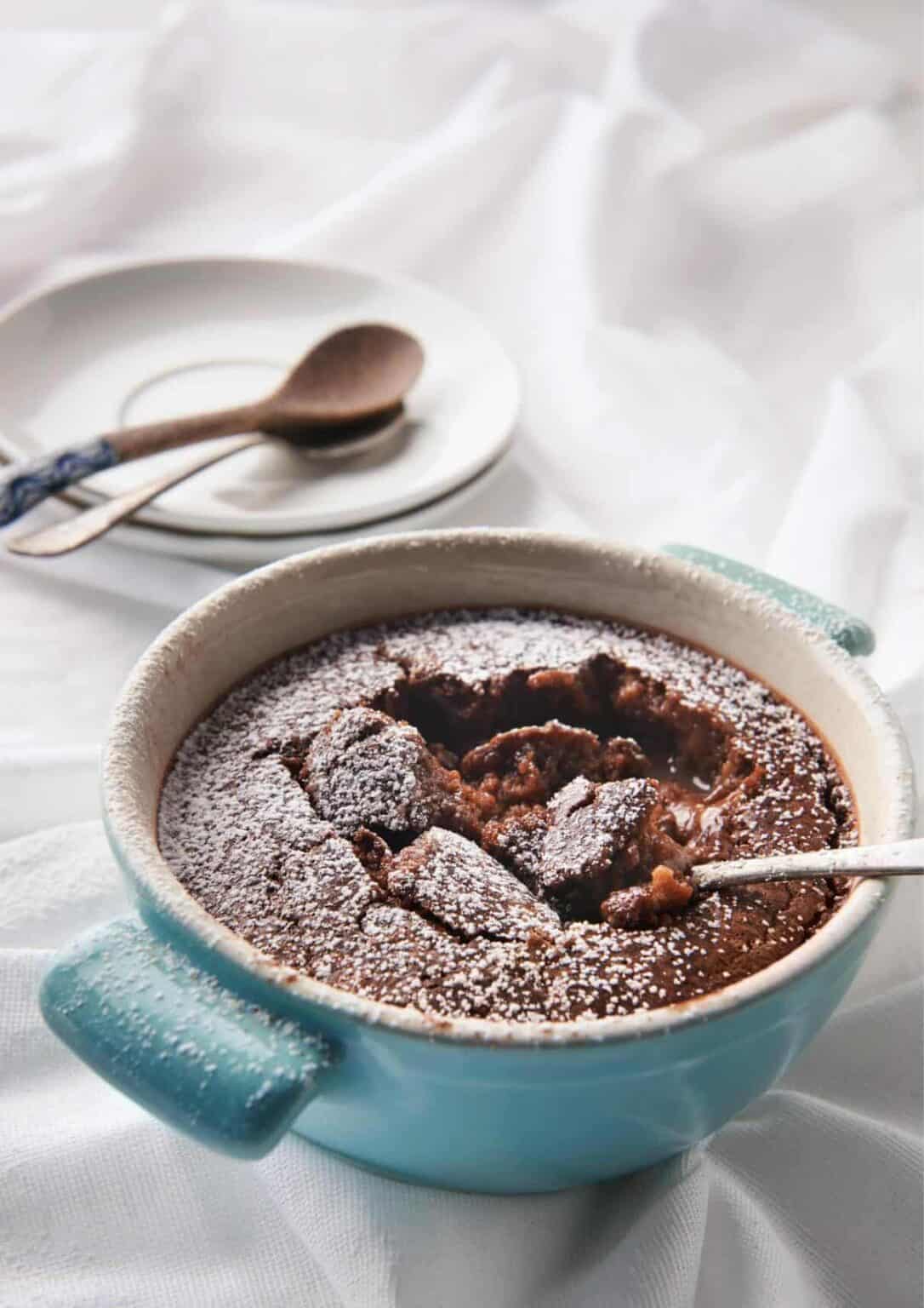 Self-Saucing Chocolate Pudding In A Mug - Baking Envy