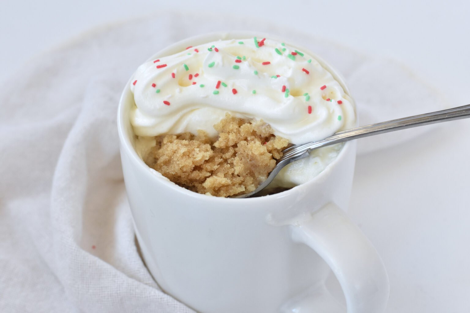 Microwave Gingerbread Mug Cake (No Eggs) - Baking Envy