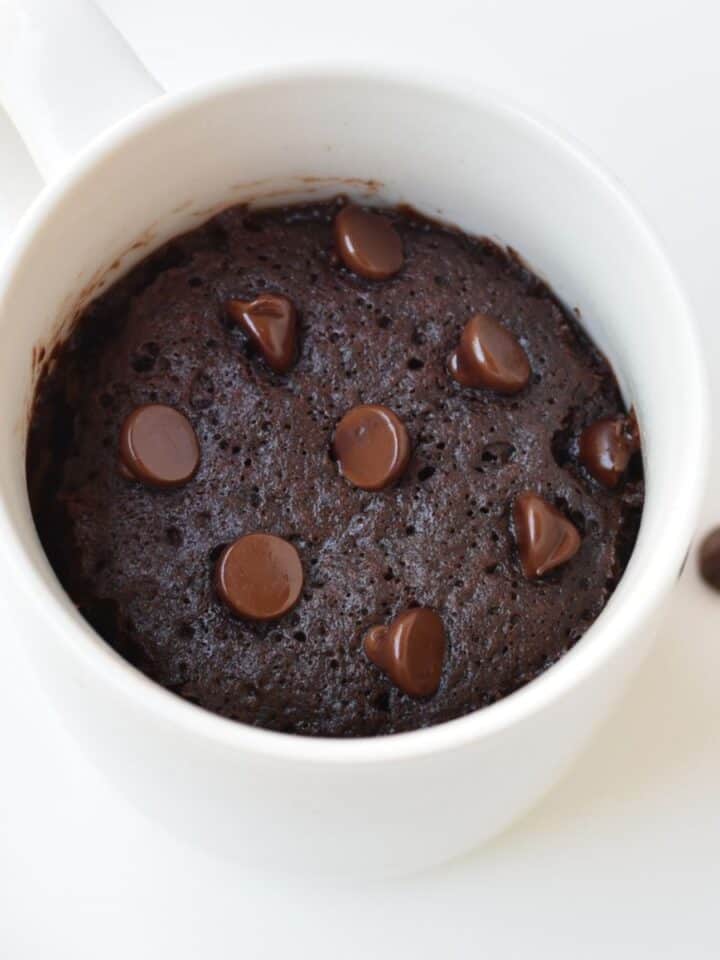 Self-Saucing Chocolate Pudding In A Mug - Baking Envy