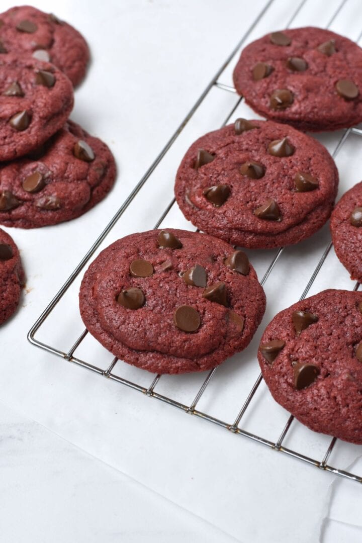 Red Velvet Cookies - Baking Envy
